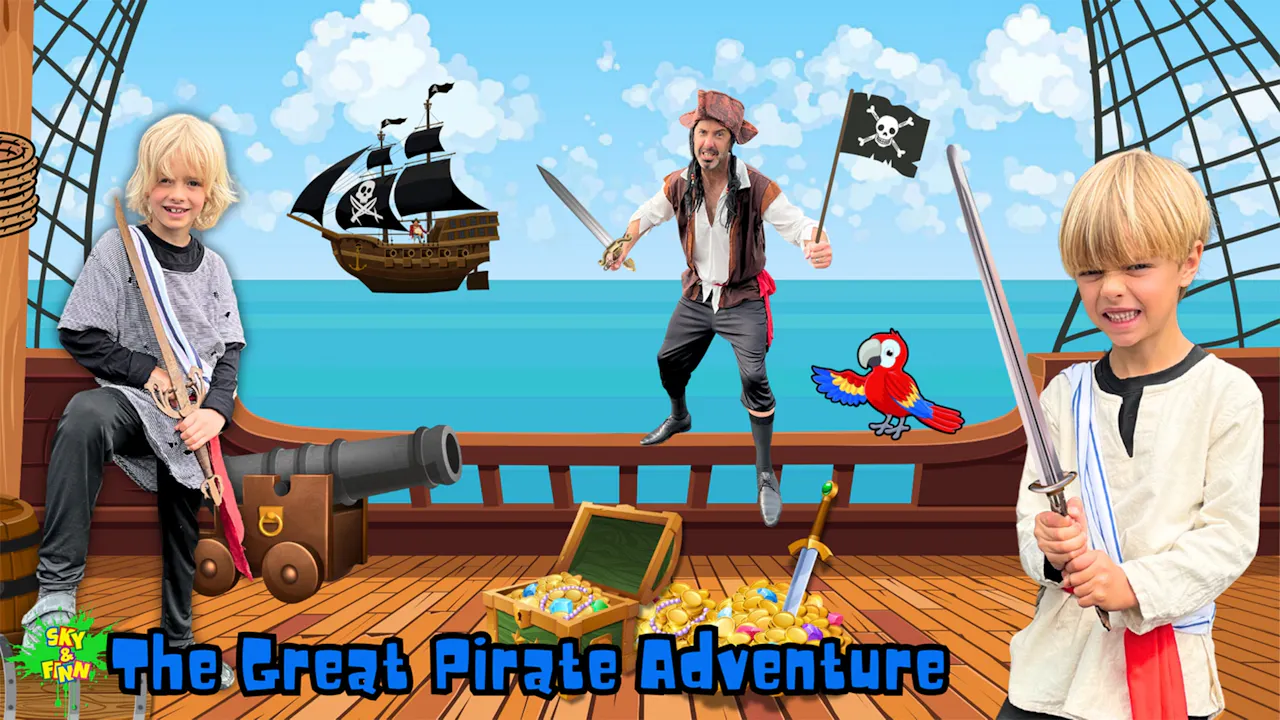 The Great Pirate Adventure: A Quest to Save Our Ship! - Sky and Finn ...