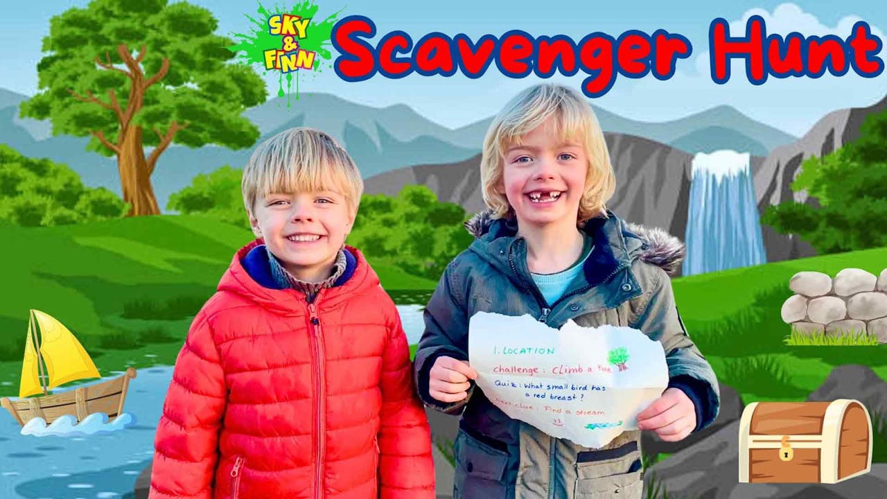 Scavenger Hunt - Sky and Finn - Yippee - Faith filled shows!