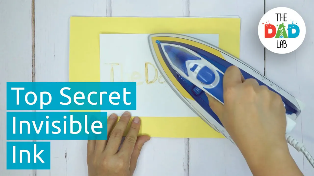 Lemon Juice Invisible Ink | Play Spies and Learn Chemistry - TheDadLab ...