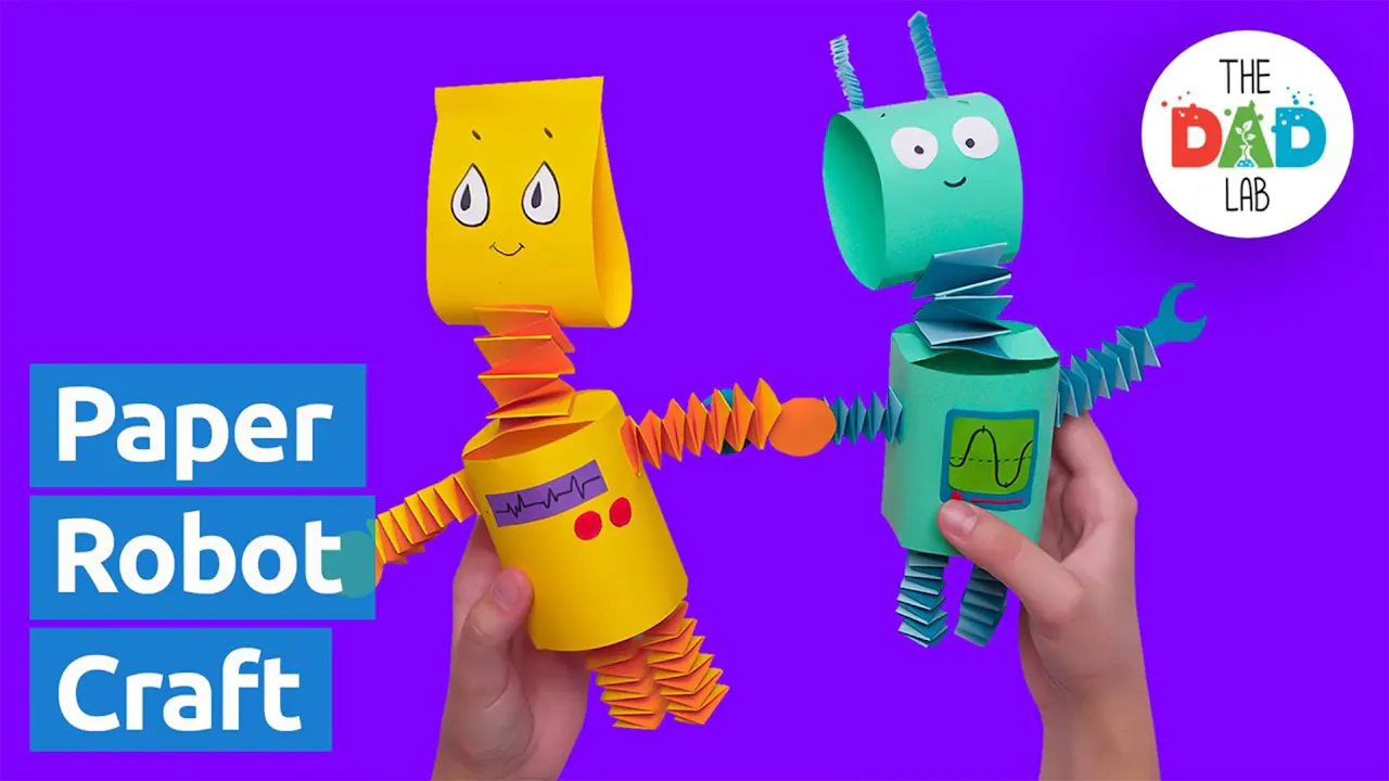 Cute Robots Paper Crafts for Kids - TheDadLab - Yippee - Faith filled ...