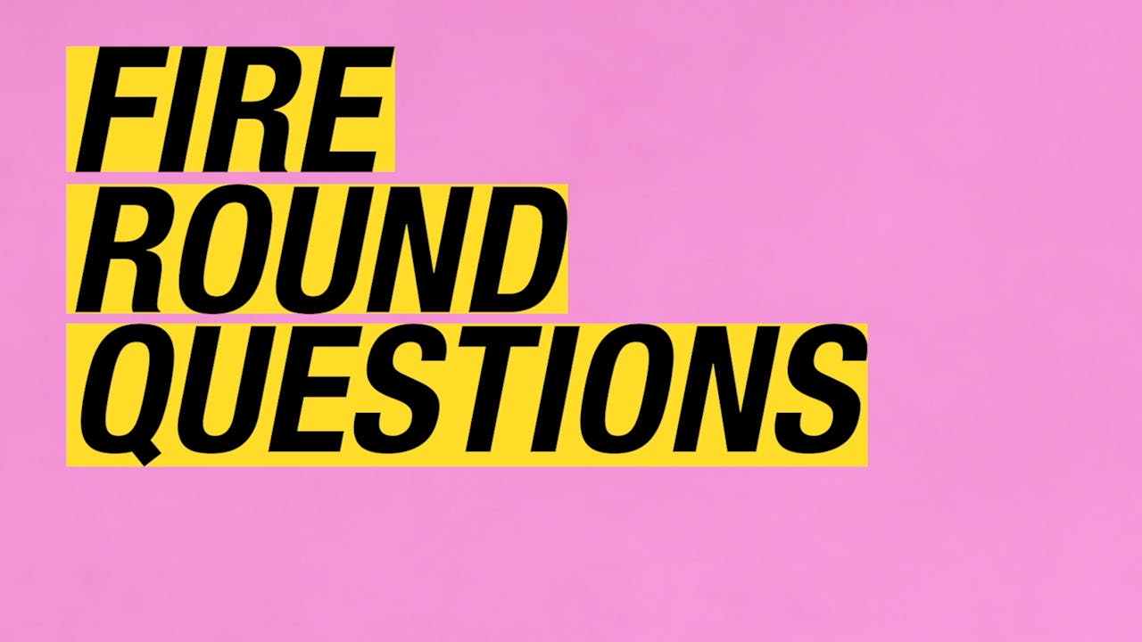 Fire Round Questions - Season 1 Extras - WOW Presents Plus