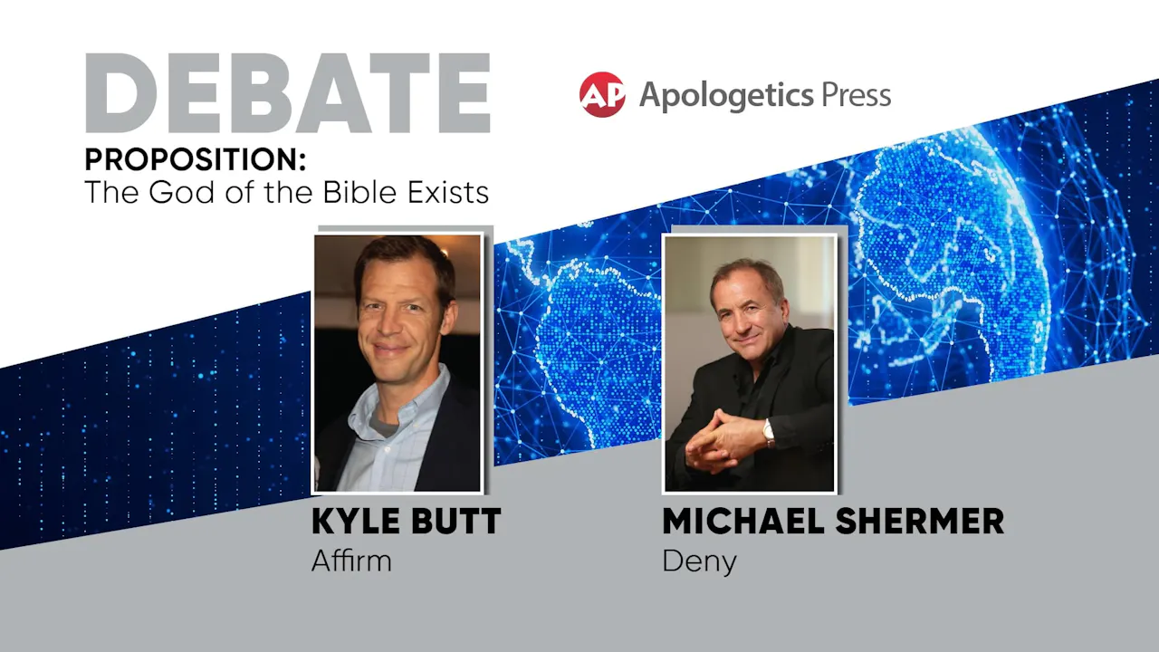 Debate: The God of the Bible Exists (Kyle Butt/Michael Shermer) - WVBS