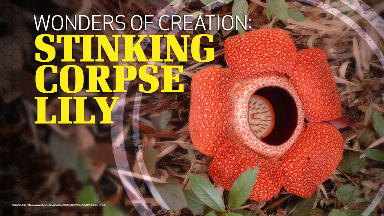 Wonders of Creation: Stinking Corpse Lily - WVBS
