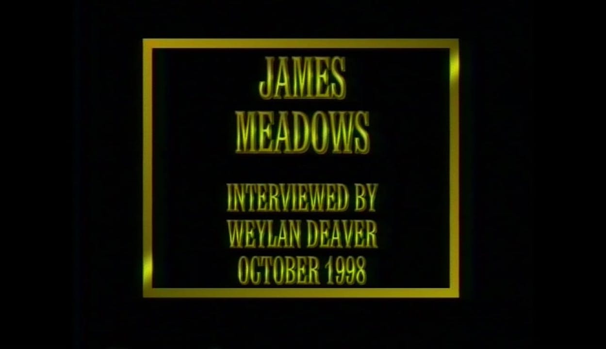 Interview with James Meadows by WVBS - WVBS