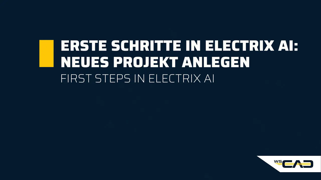 Erste Schritte in ELECTRIX AI: Neues Projekt anlegen - Tipps & Tricks ...