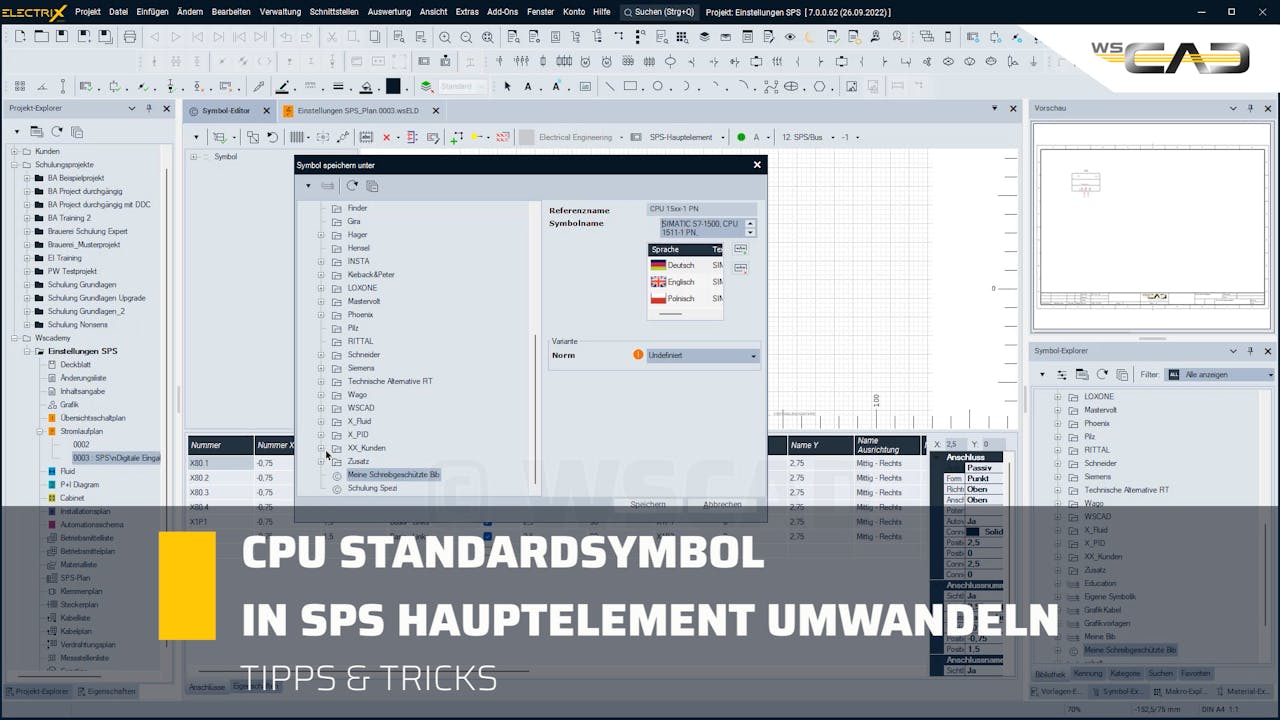 CPU Standardsymbol in SPS-Hauptelement umwandeln - Tipps & Tricks ...