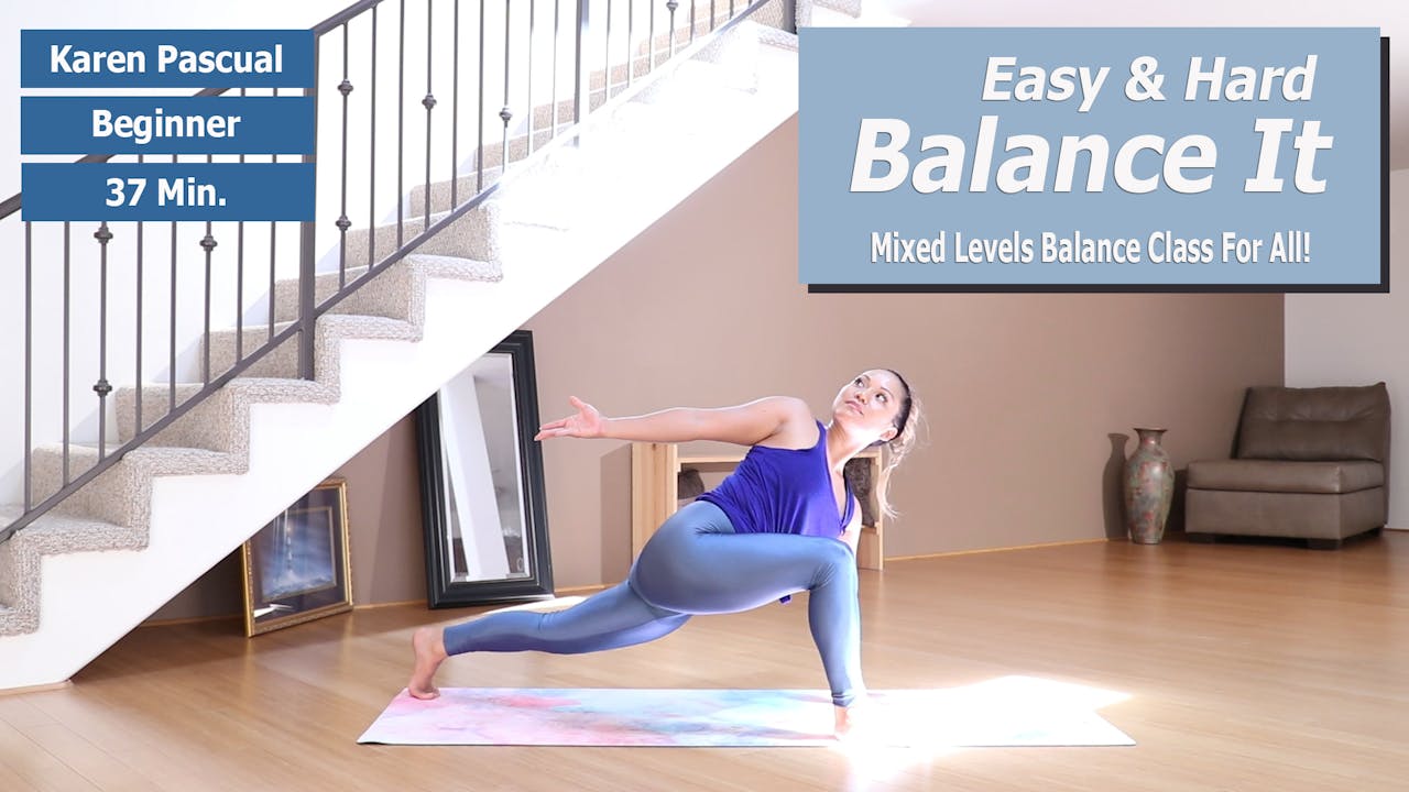 Karen's Easy & Hard Balance Preview - Free Class Previews - Yoga|Merge TV