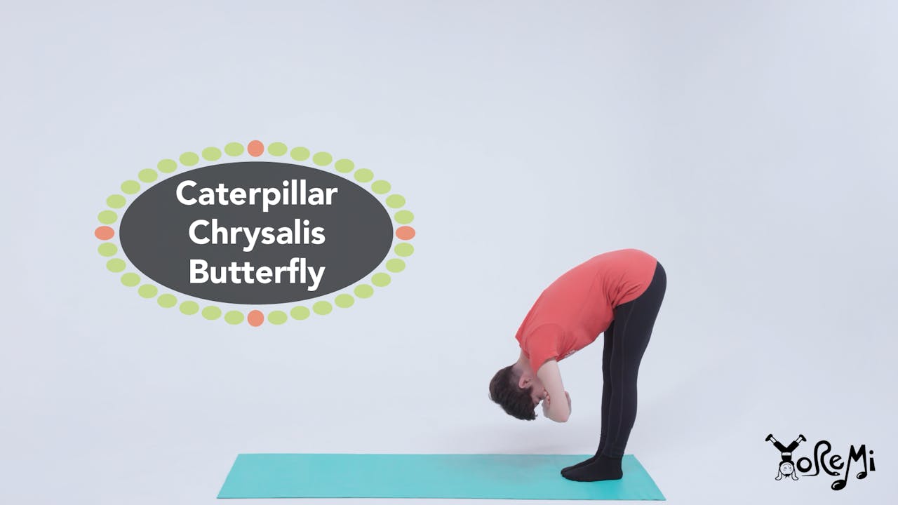 Caterpillar, Chrysalis, Butterfly (Kids Yoga Flow) - Activities - Yo Re Mi