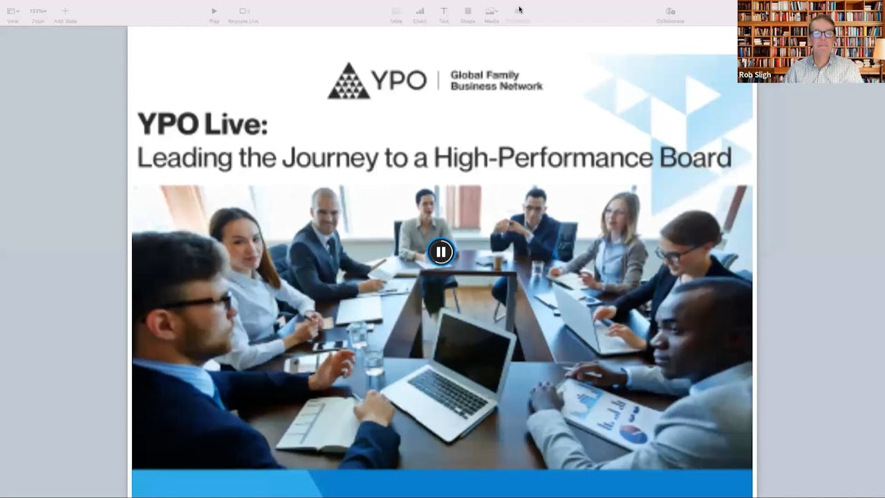 Leading the Journey to a High Performing Board - YPO The Source