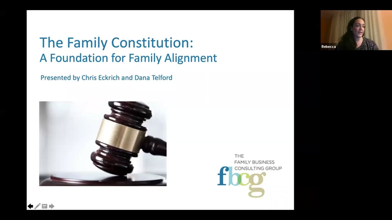 The Family Constitution: A Foundation For Family Alignment - YPO The Source