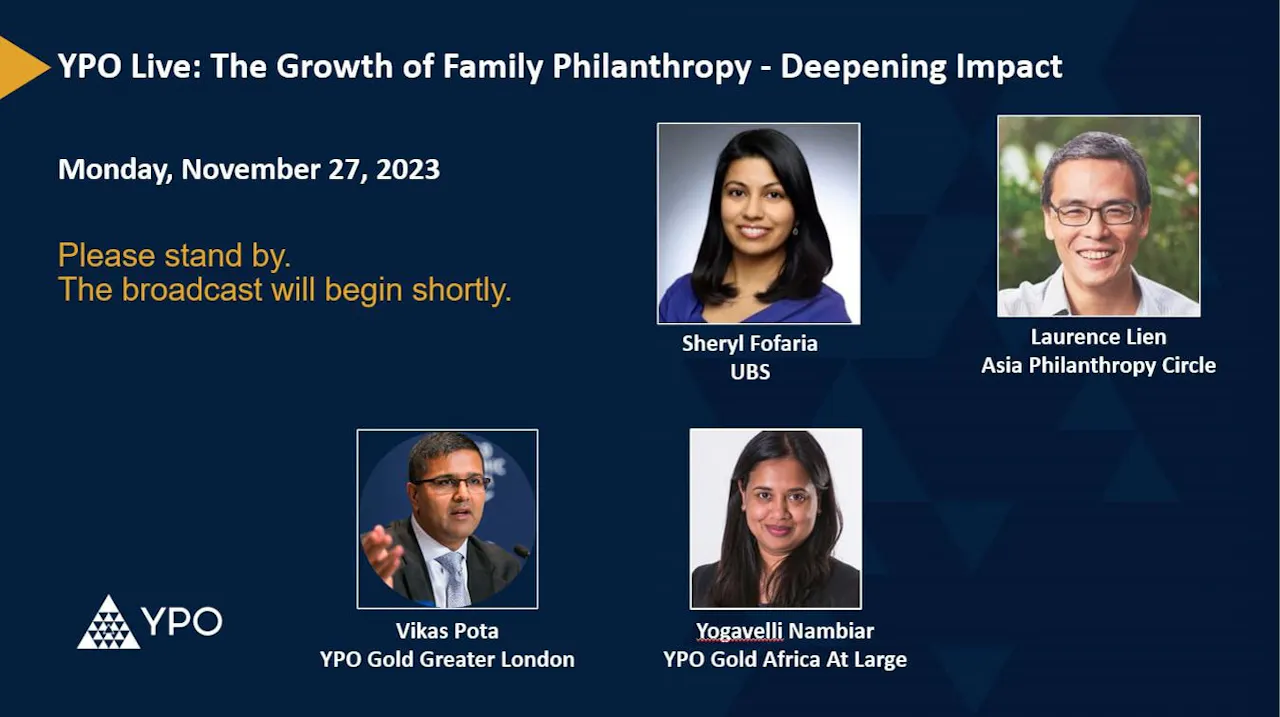 The Growth of Family Philanthropy - Deepening Impact - YPO The Source