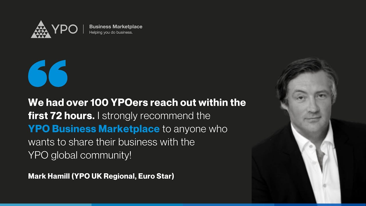 Business Marketplace: Featuring Opportunity Hub - YPO The Source