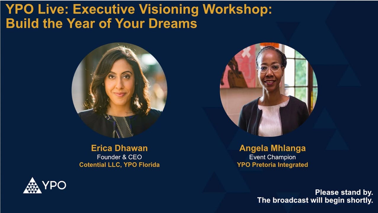Executive Visioning Workshop: Build the Year of Your Dreams - YPO The ...