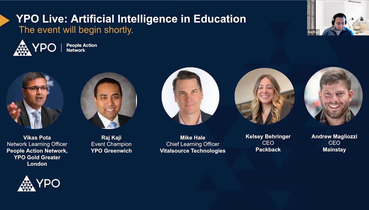 Artificial Intelligence in Education - YPO The Source