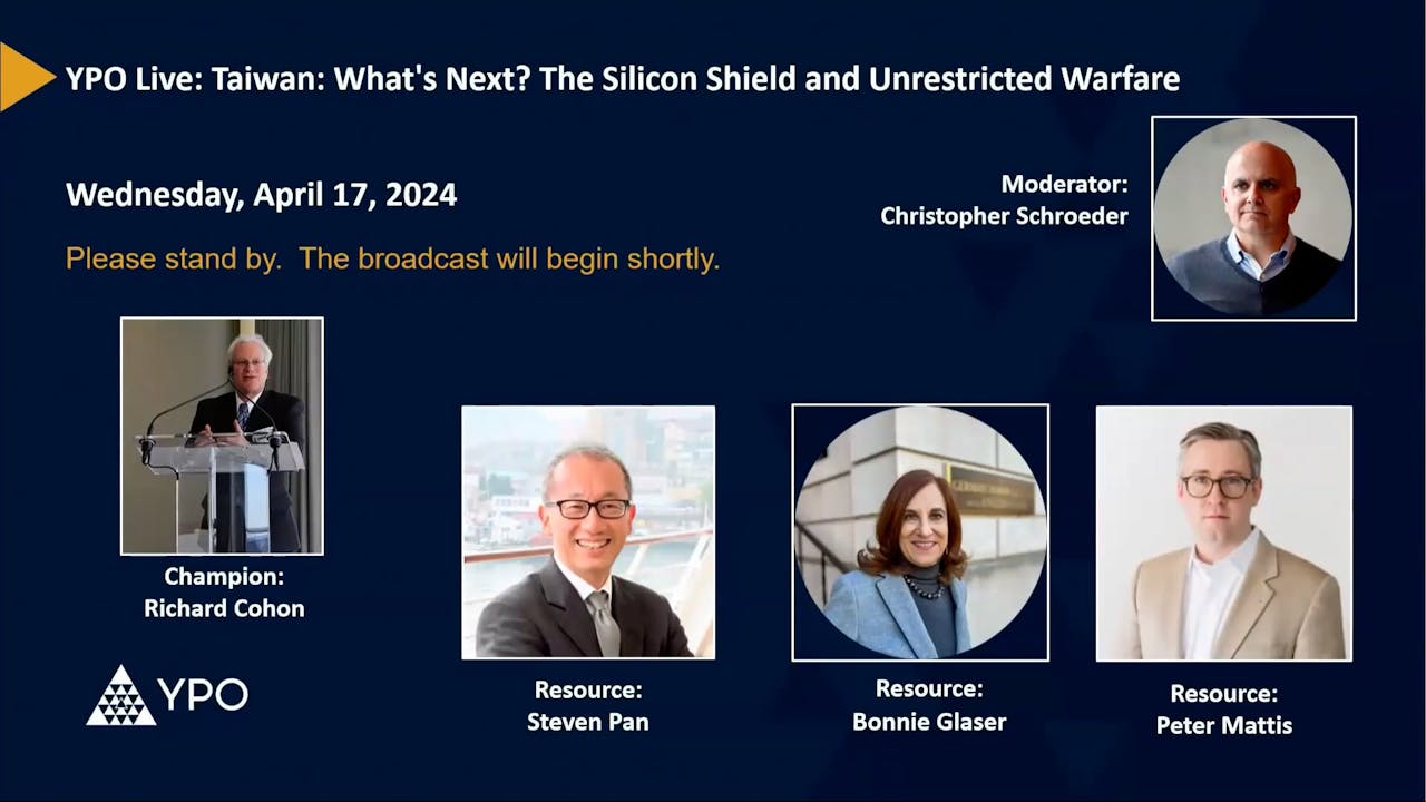 Taiwan: What's Next? The Silicon Shield and Unrestricted Warfare - YPO ...