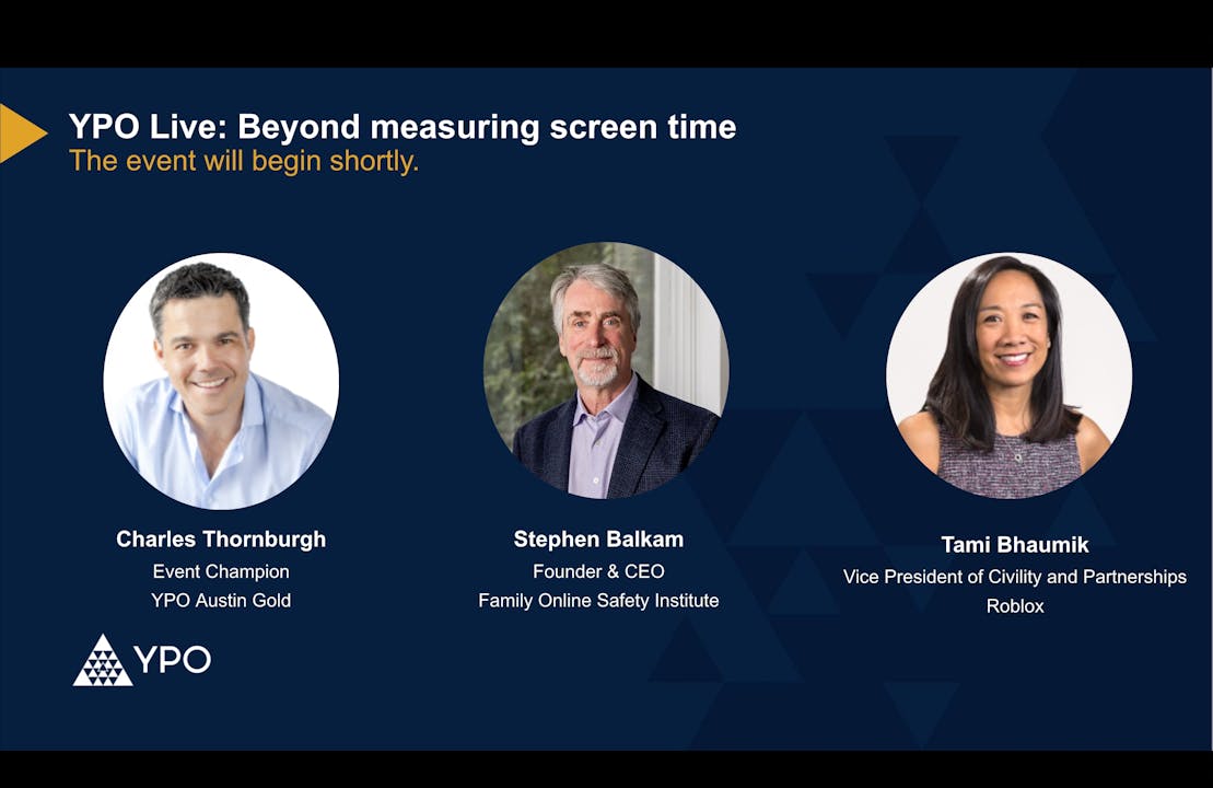 Beyond measuring screen time - YPO The Source