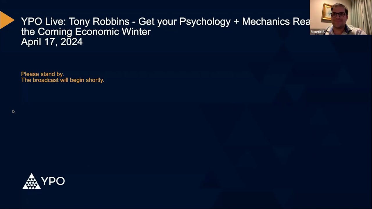 Tony Robbins: Get your Psychology + Mechanics Ready for Coming Economic ...