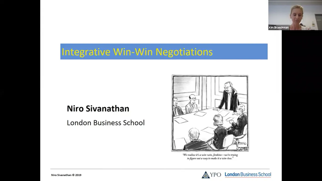 Principles of Negotiation Tools from London Business School ...