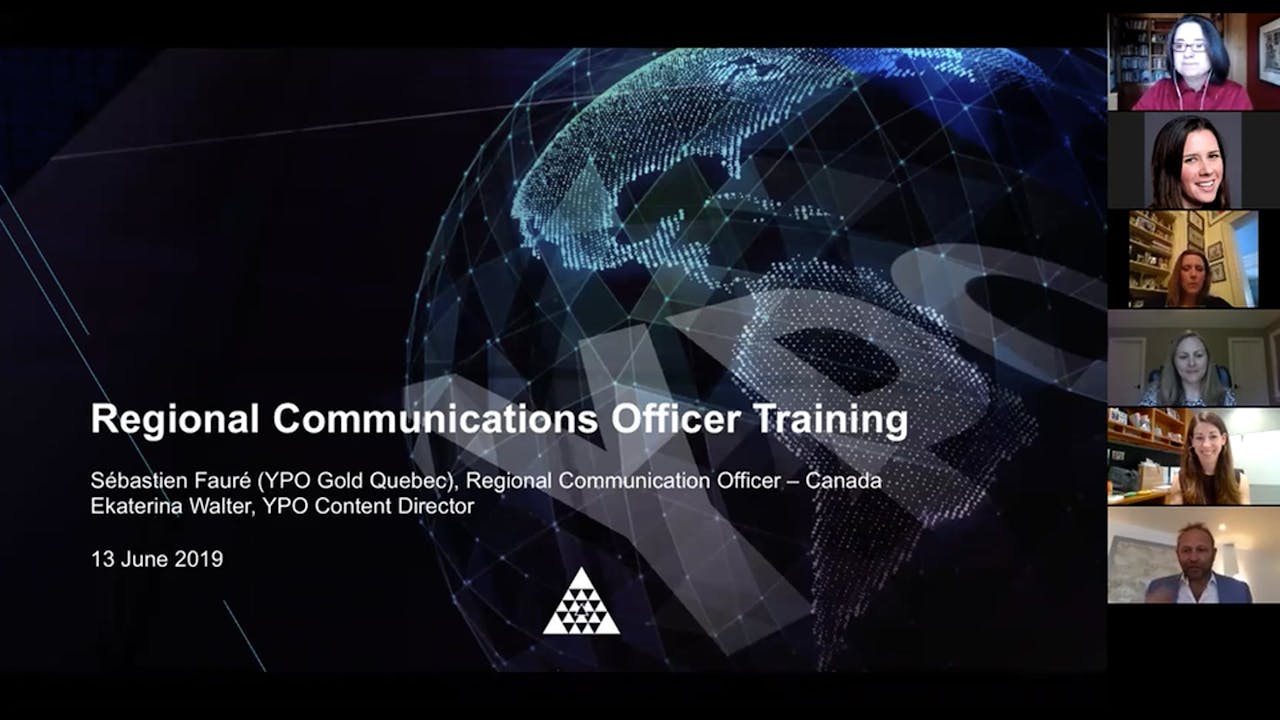 GCC: Regional Communication Officer Training - YPO The Source