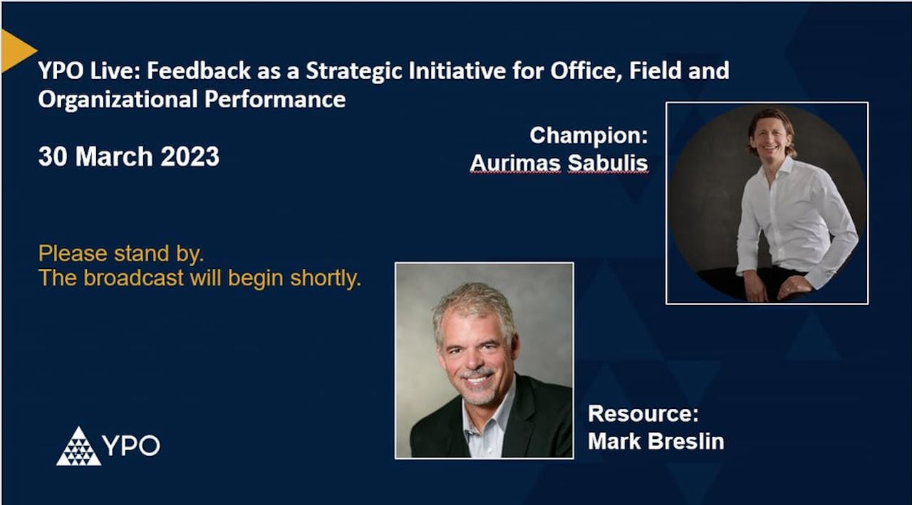 Feedback as Strategic Initiative for Office, Field - Organizational ...