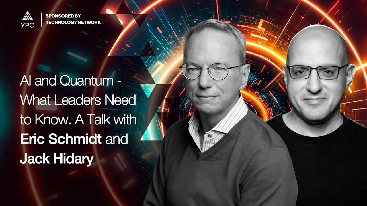 AI & Quantum - What Leaders Need to Know. A Talk with Eric Schmidt ...