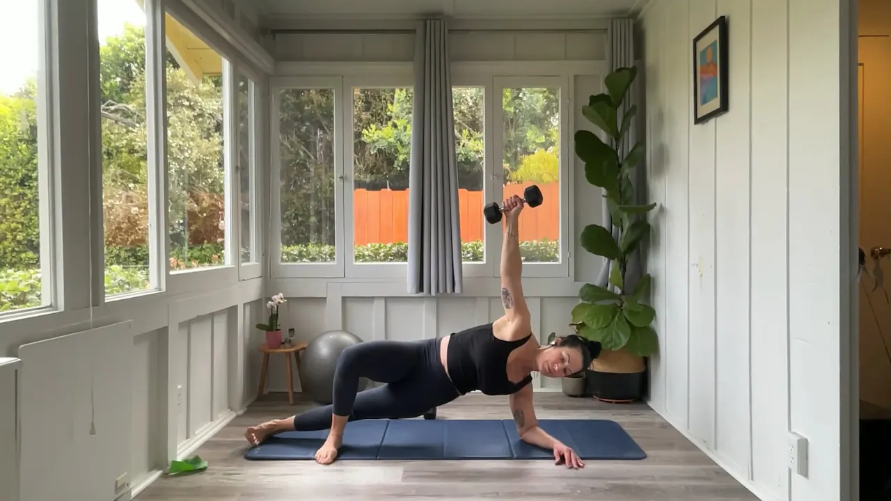 45 min Body Sculpt w/ Tracy Full Body, Core + Cardio 3/5/25 - YogaWorks