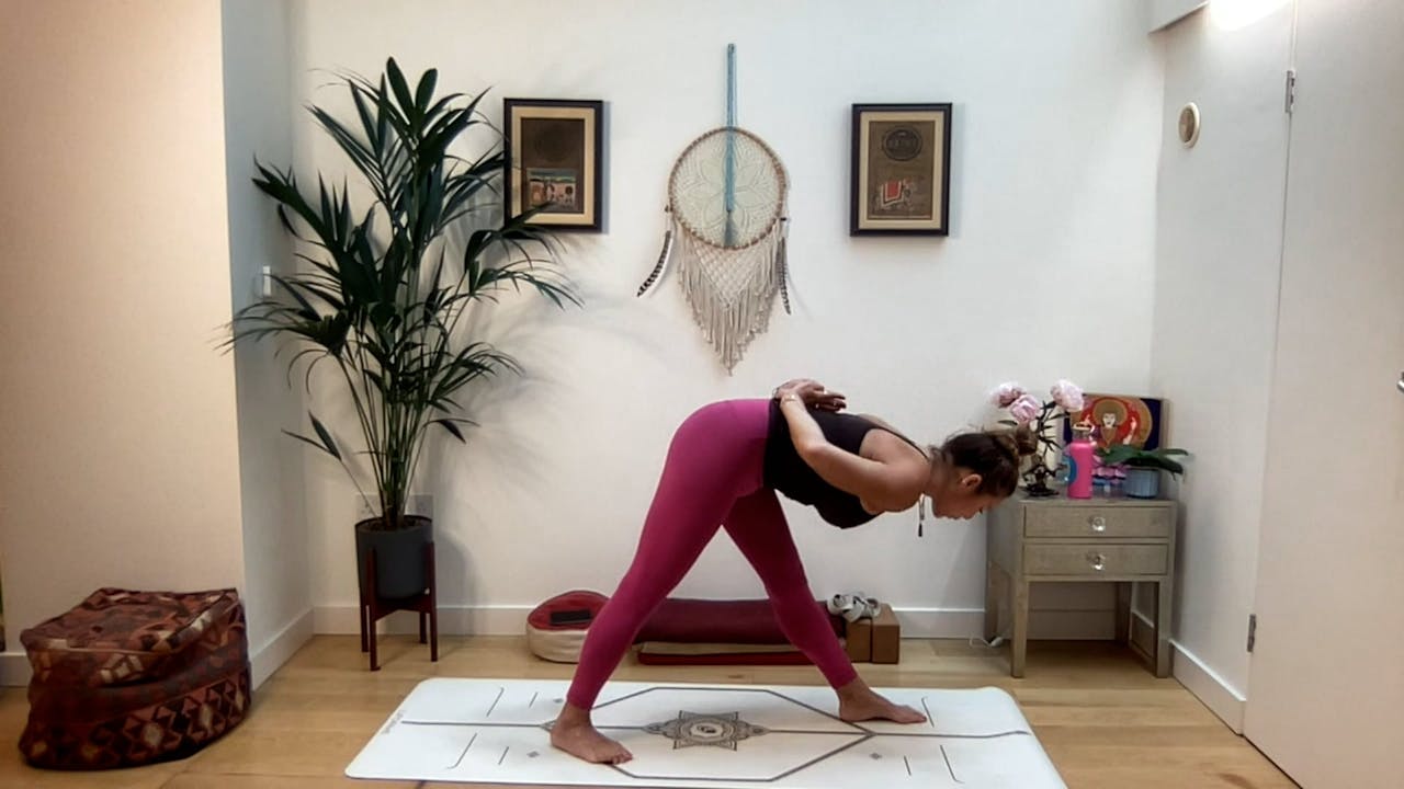 60 min Vinyasa Flow 2/3 w/ Mia - Flow with Ease - 6/30/2023 - YogaWorks