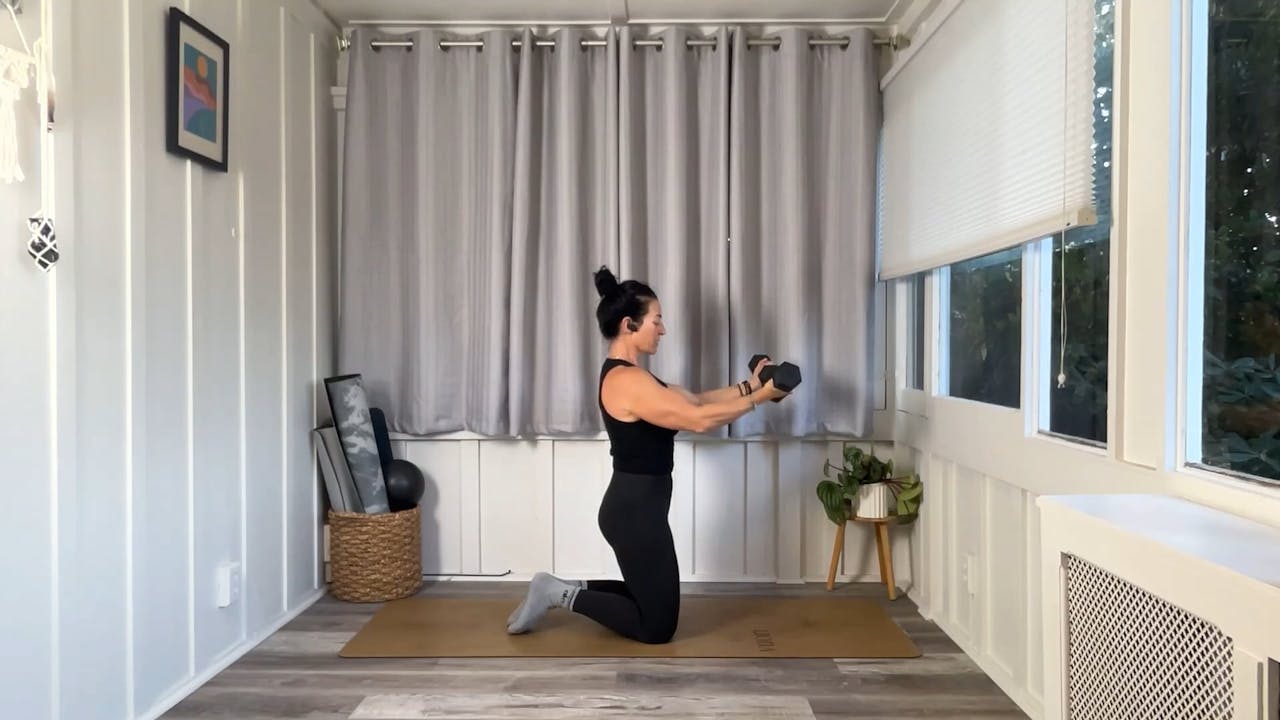 45 min Body Sculpt w/ Tracy Upper Body and Core Blitz 12/13/23 - YogaWorks