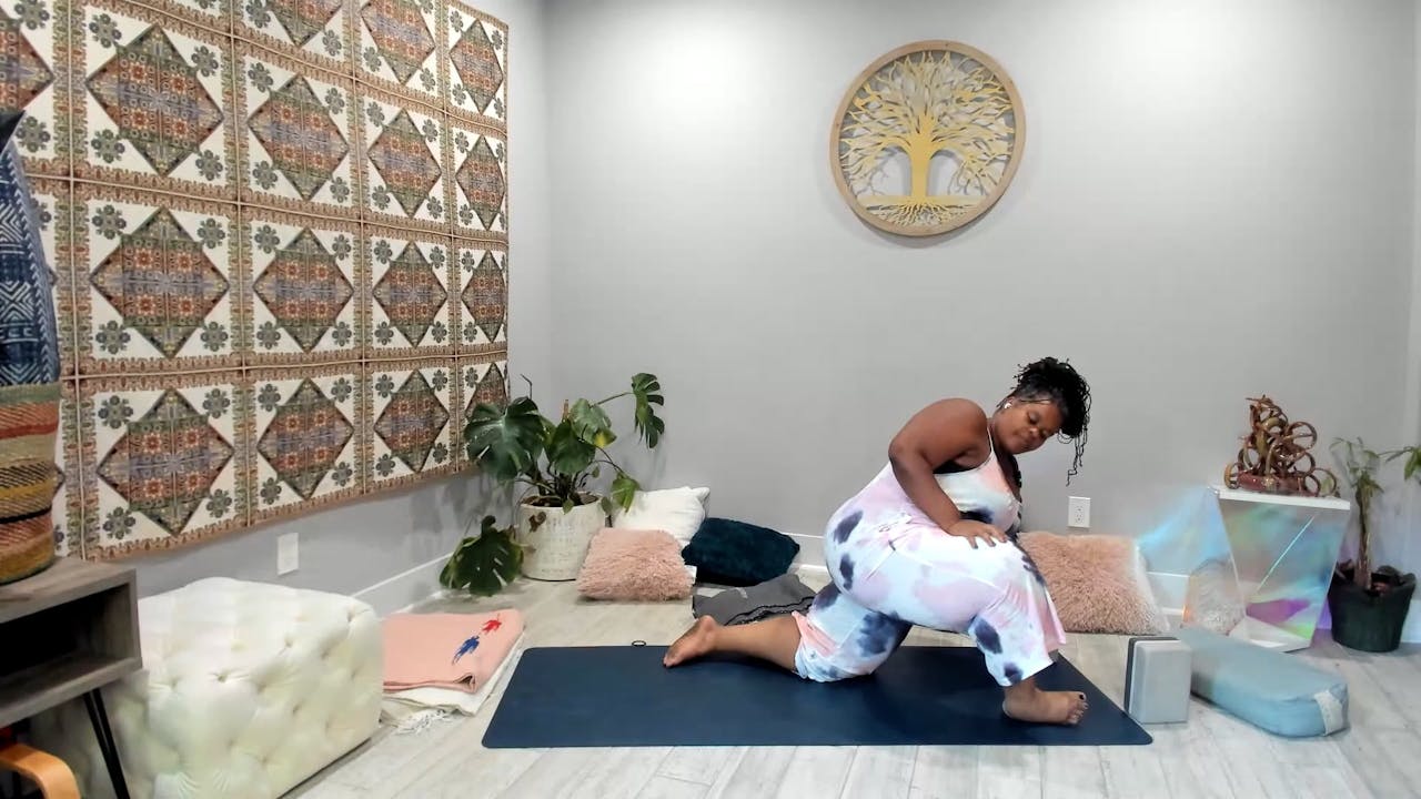 25 min Gentle Yoga w/ Tamika - Enjoy a Reset - 6/13/23 - YogaWorks
