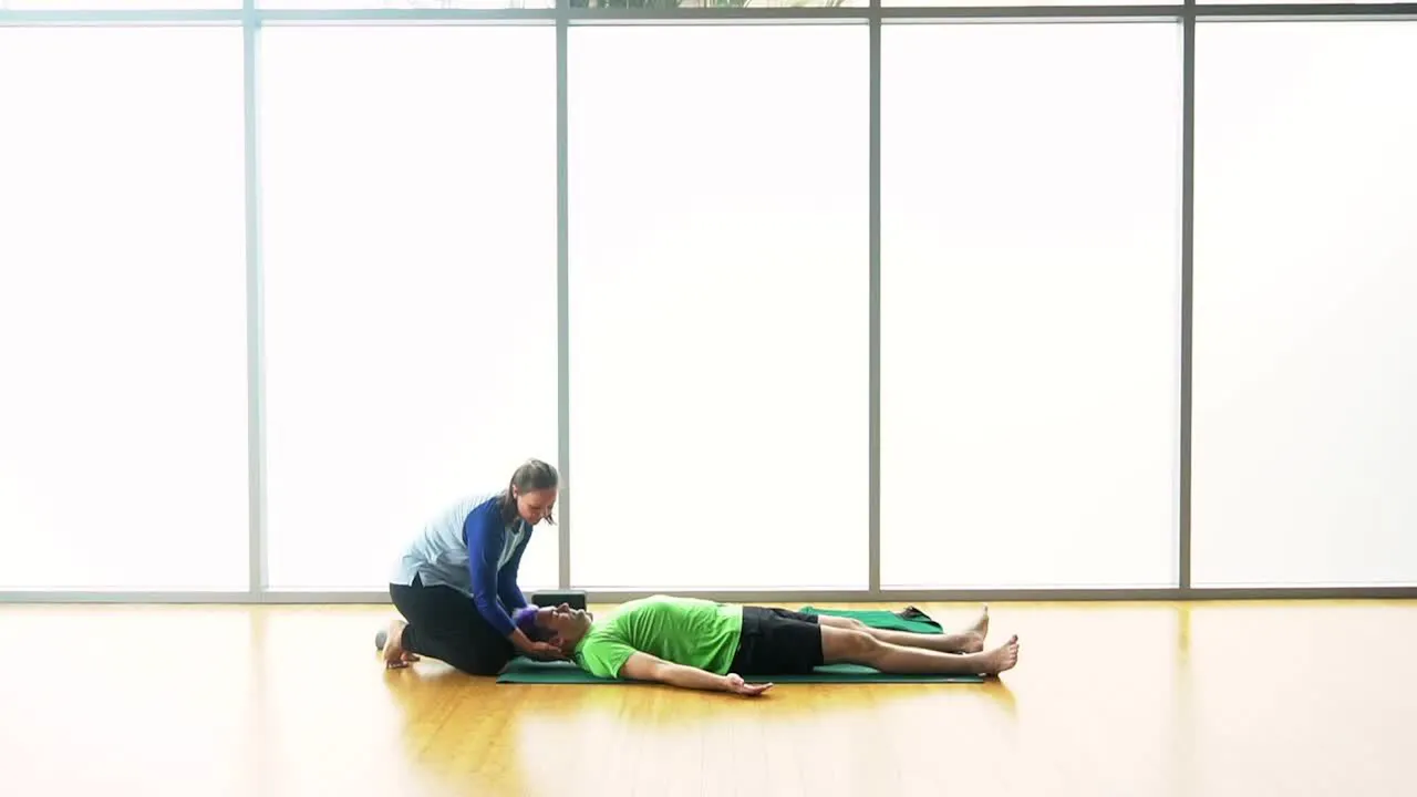 5 minute Hands-on Adjustments - Savasana - YogaWorks