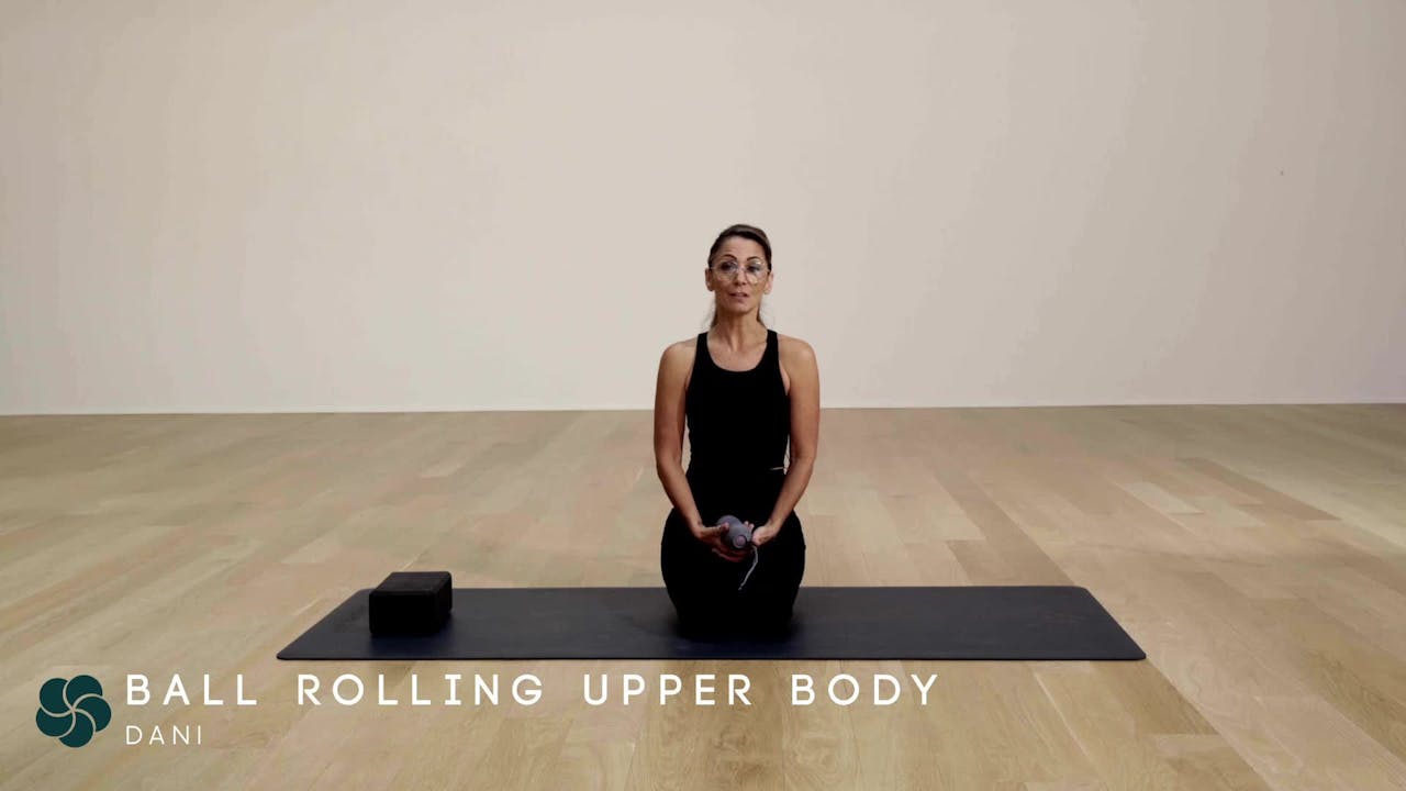 15 minute Ball Rolling Relief for the Upper Body - YogaWorks