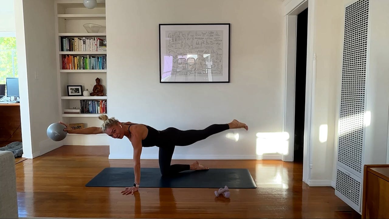 25 min Barre Tone w/ Maya - Arms, Legs, Abs, Butt 10/26/23 - YogaWorks