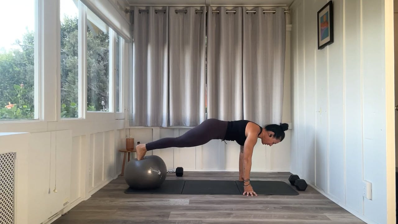 45 Min Body Sculpt All Levels w/ Tracy Legs and Core 11/8/24 - YogaWorks