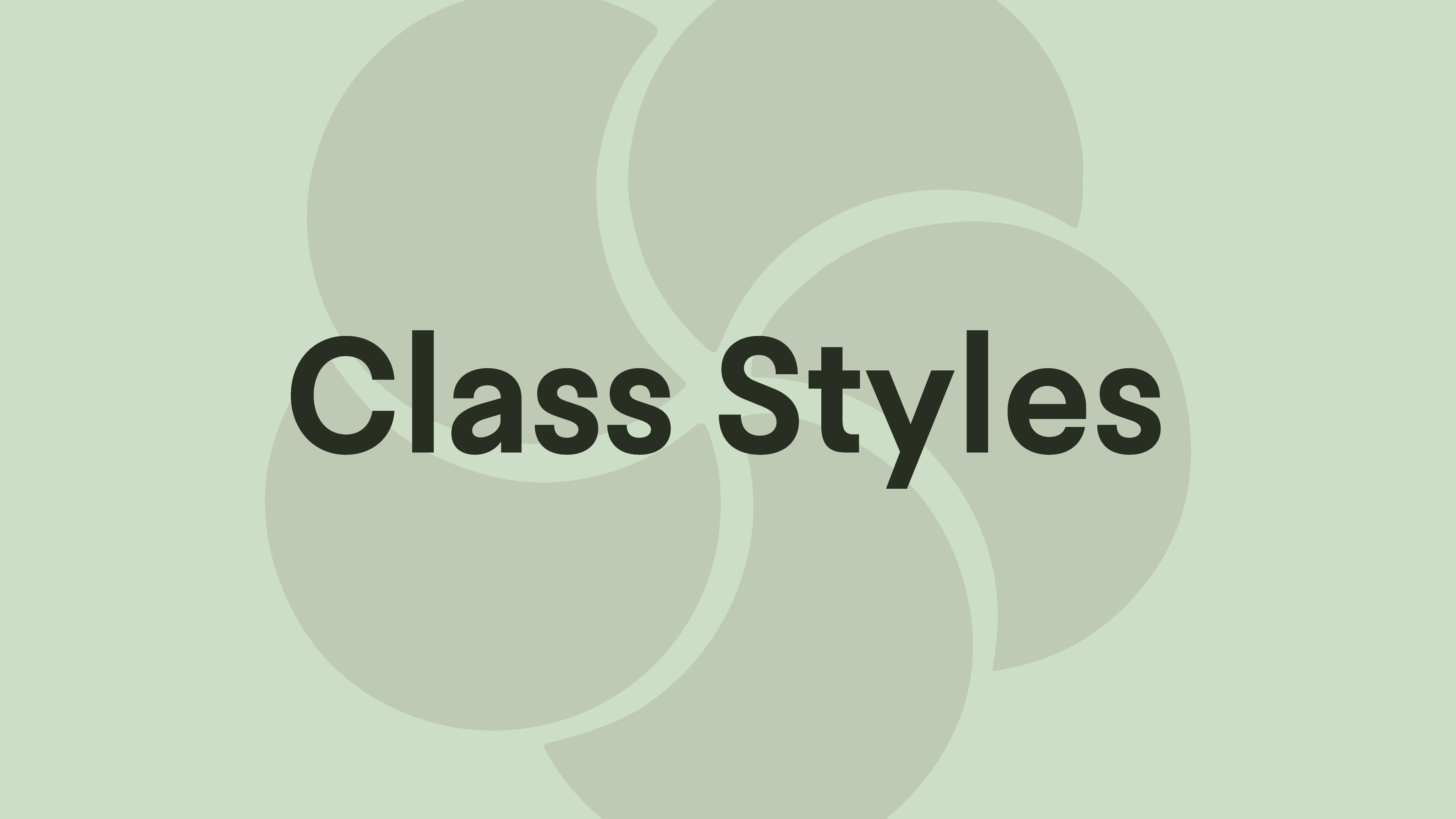 Class Styles - YogaWorks