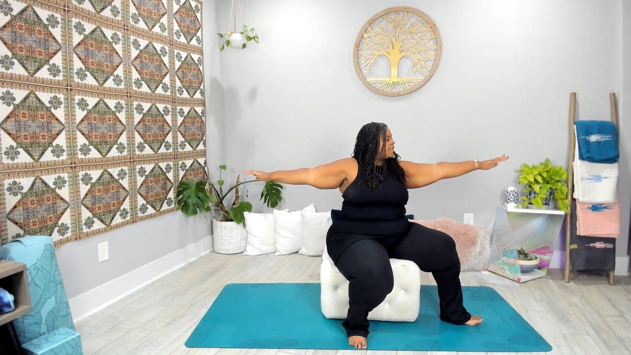 15 min Chair Yoga w/ Tamika - YogaWorks