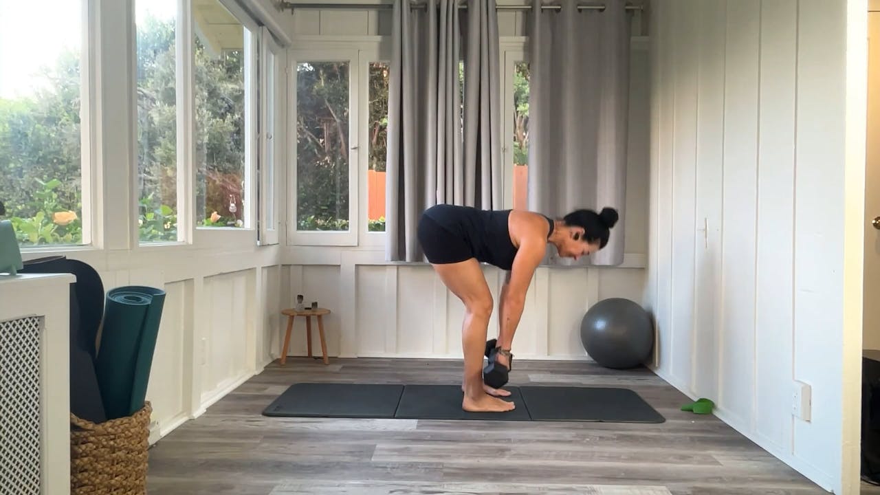 45 Body Sculpt All Levels w/ Tracy Legs and Cardio - 9/20/24 - YogaWorks