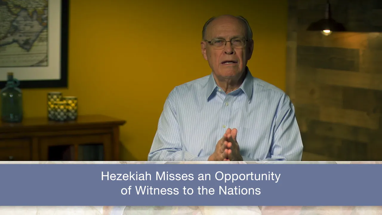 Isaiah, A Video Study - Session 45 - Isaiah 39 - Isaiah (John N. Oswalt ...