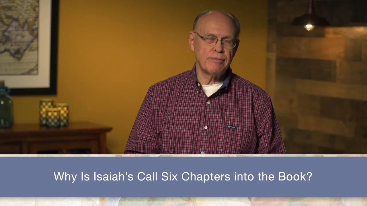 Isaiah, A Video Study - Session 9 - Isaiah 6 - Isaiah (John N. Oswalt ...
