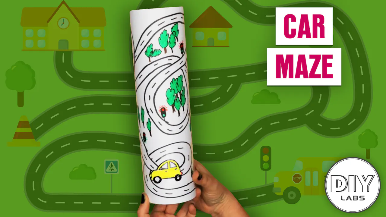 Car Maze - Crafts for Kids - Zouzounia TV+